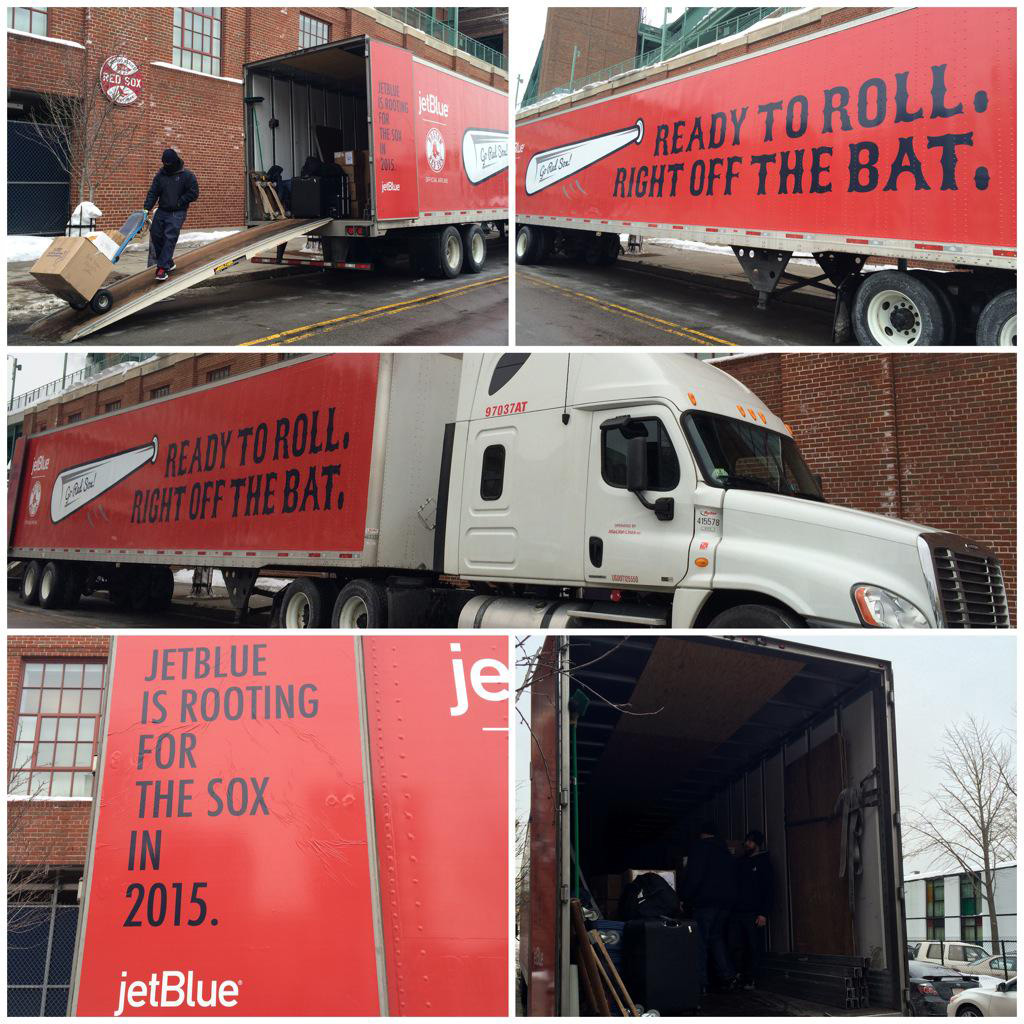 Video: Red Sox equipment truck heads to Fort Myers for spring training