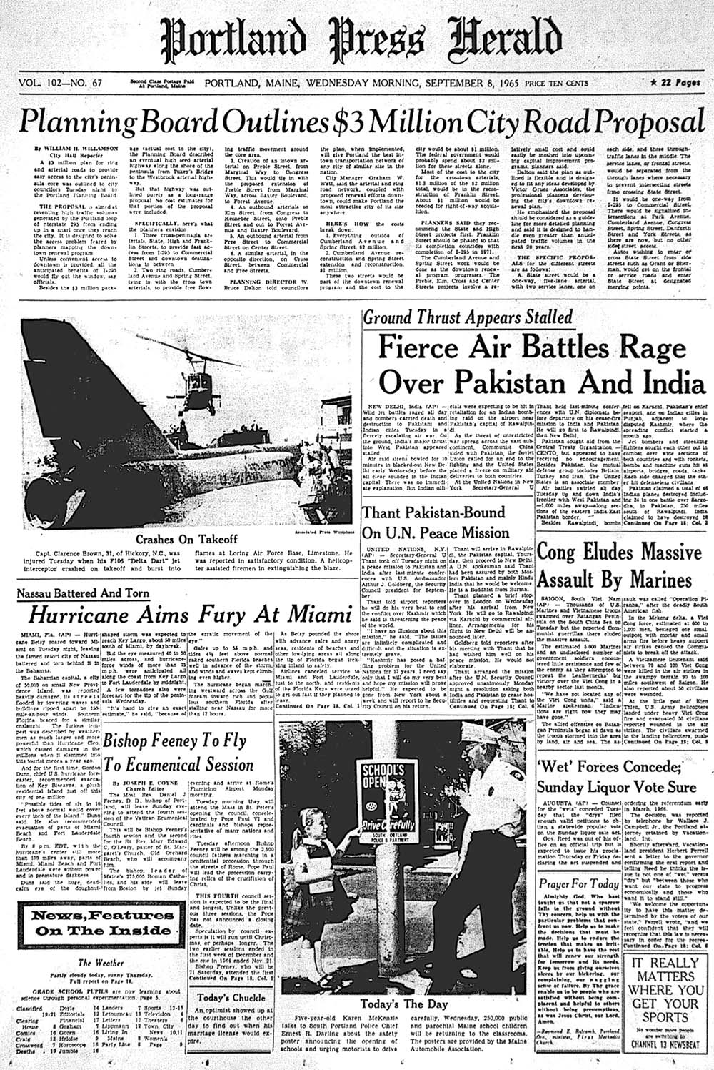 50 years ago today: September 8, 1965