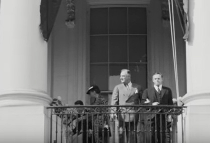 Newly discovered film shows Franklin D. Roosevelt, who had polio, walking