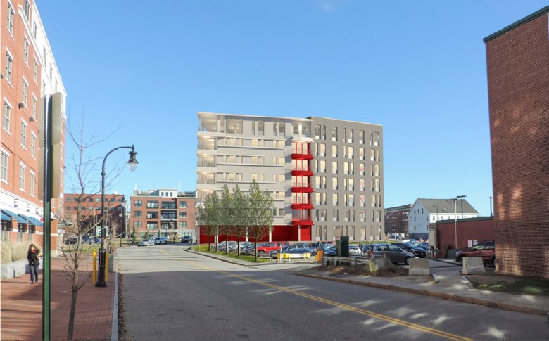 Plan for 7-story condo complex adds to a building boom in India Street ...
