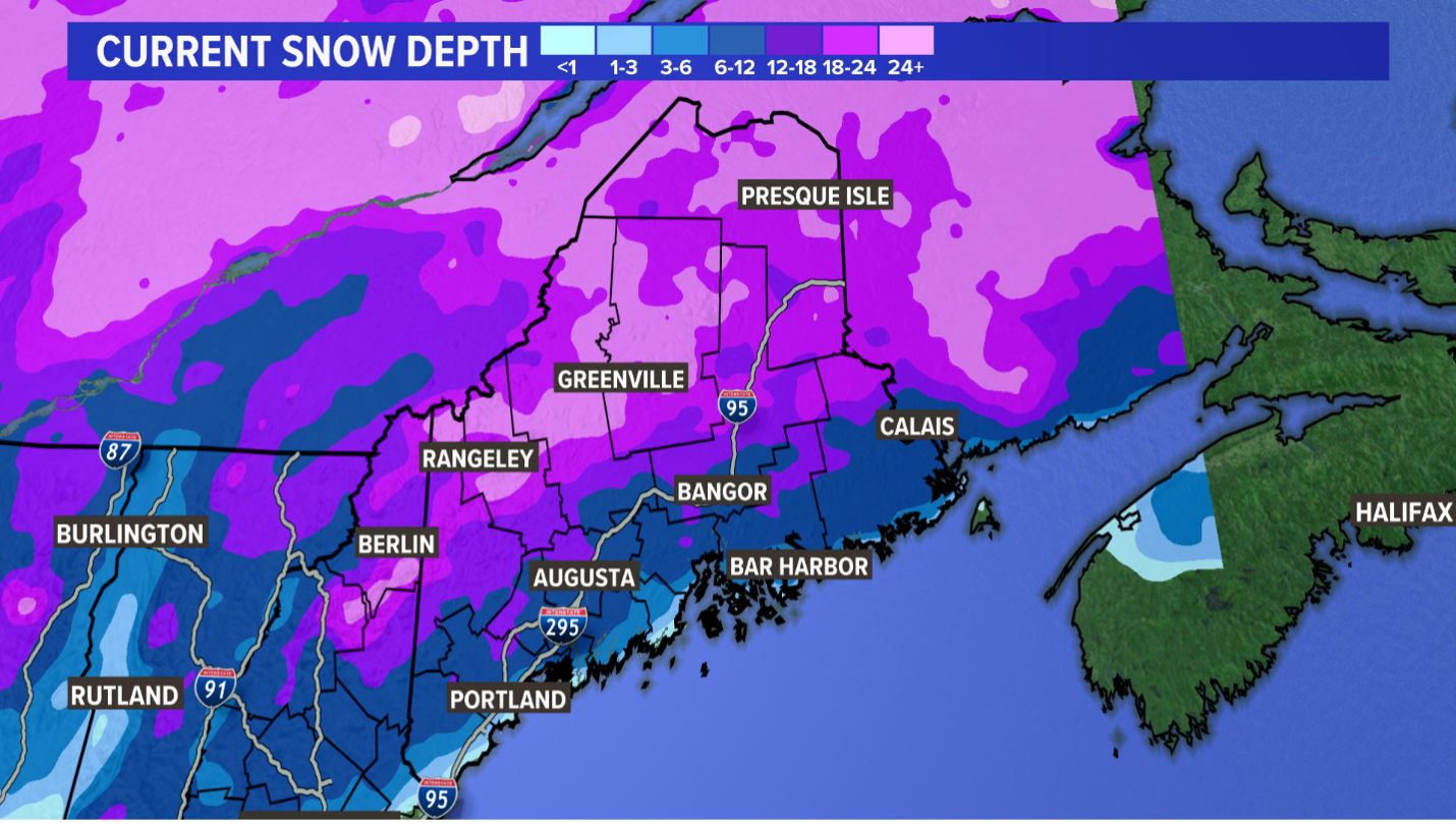 On the mild side this week, with a quick dusting of snow