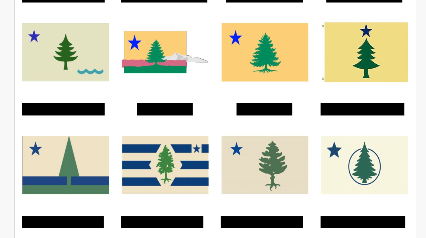 Maine State Flag