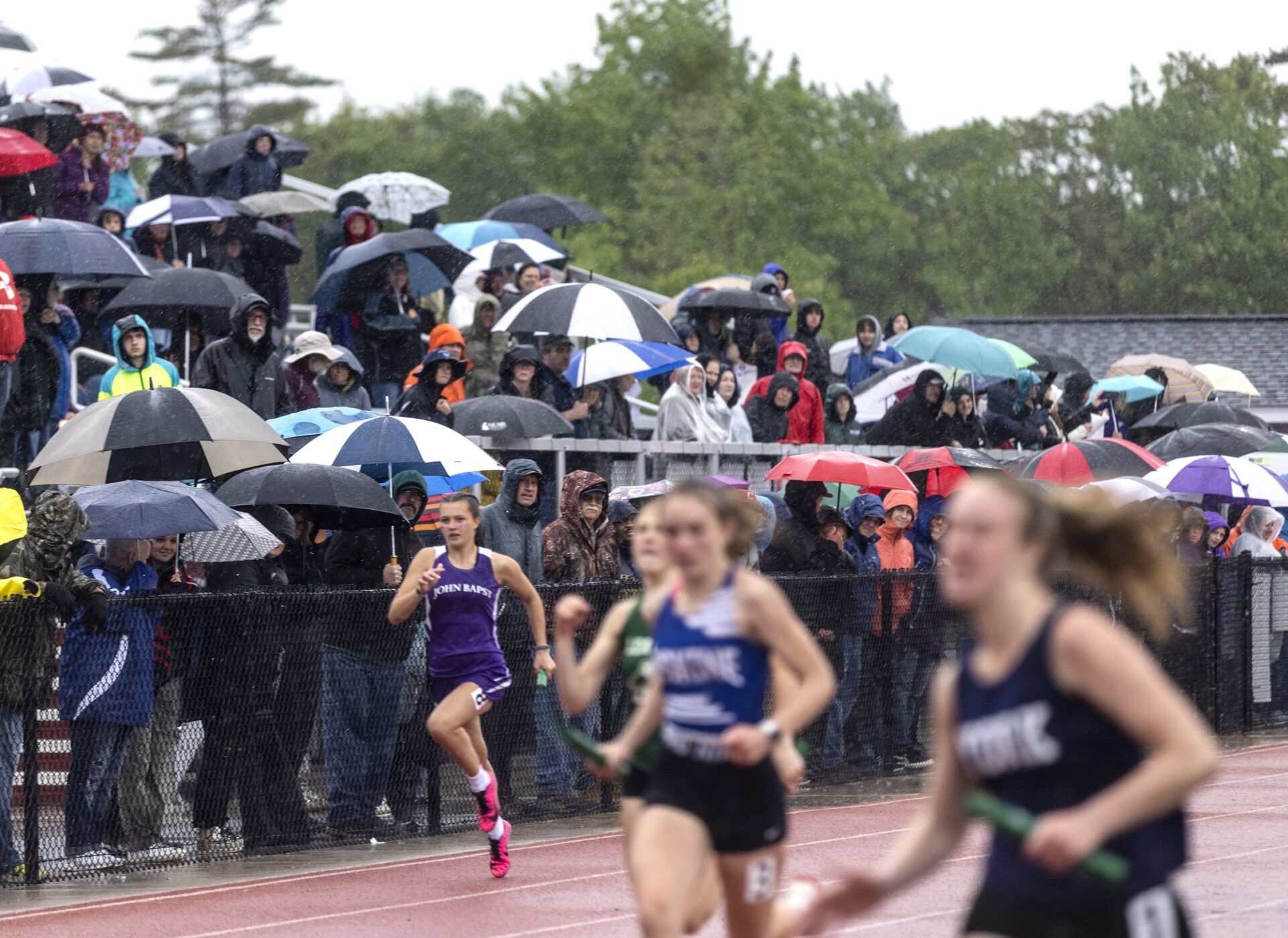 Track and field: Records fall at wet Class B state meet